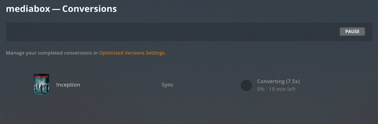 Server Status and Dashboard | Plex Support