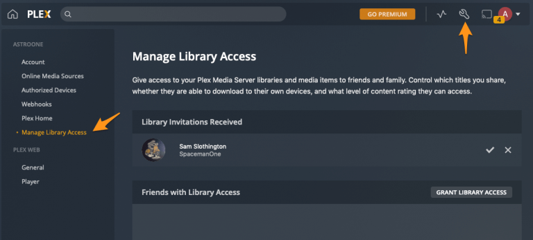 Managing Library Access | Plex Support