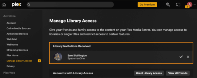 Managing Library Access | Plex Support