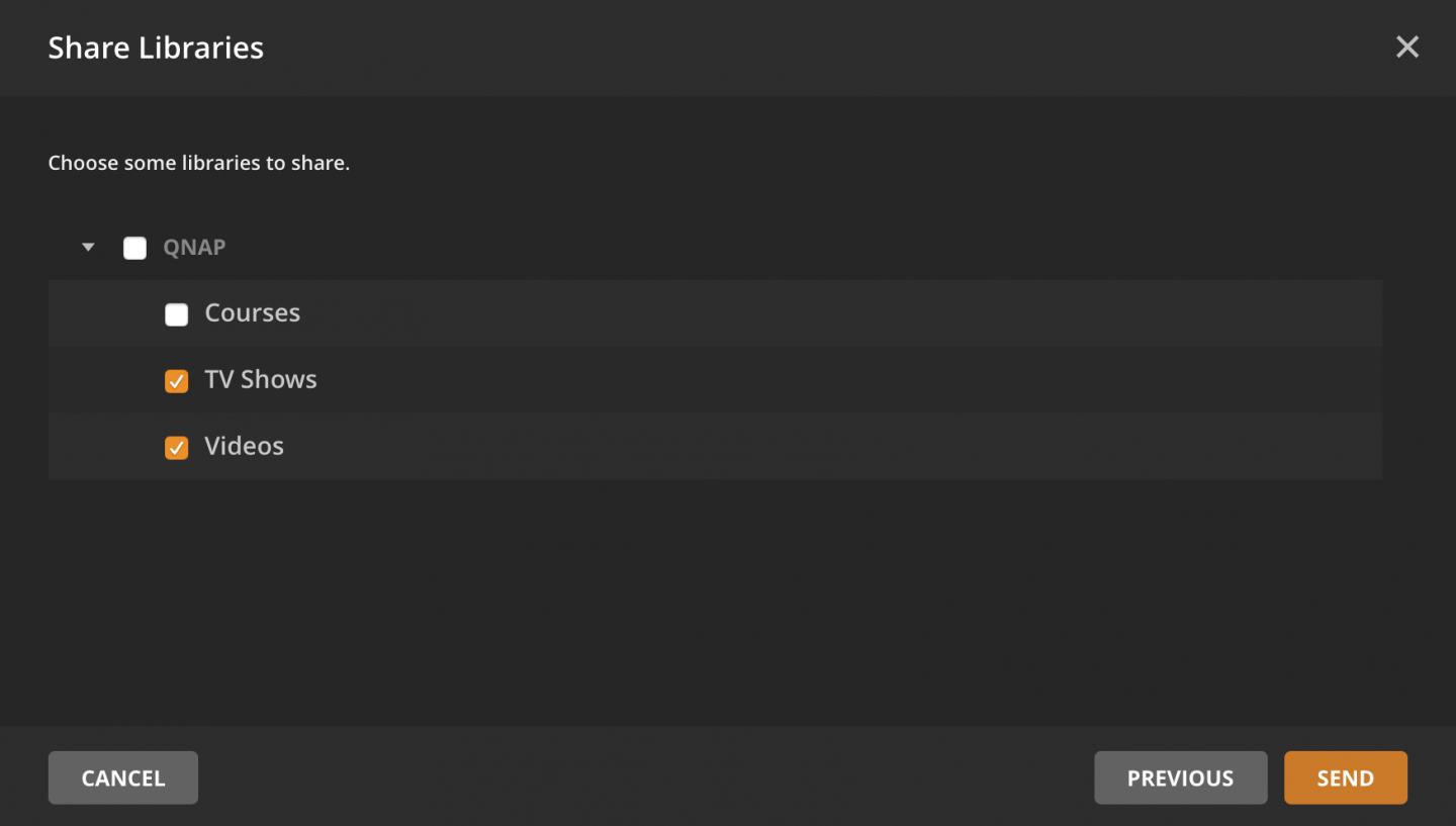 Creating and Managing Server Shares | Plex Support