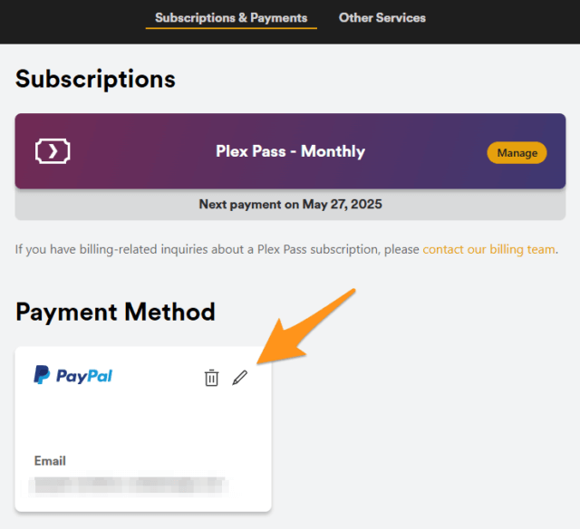 Plex Subscription Management | Plex Support