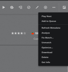 Viewing Item Details | Plex Support