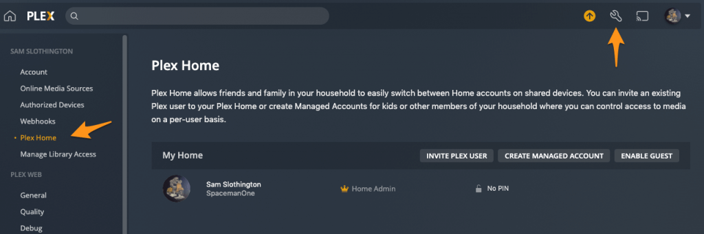Creating a Plex Home | Plex Support
