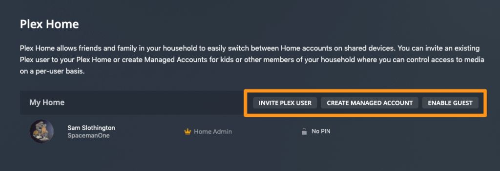 Creating a Plex Home | Plex Support