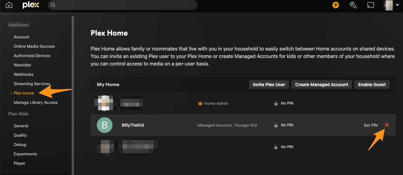 Managed Accounts | Plex Support
