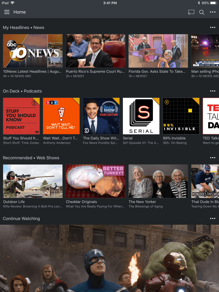 Navigating the Mobile Apps | Plex Support