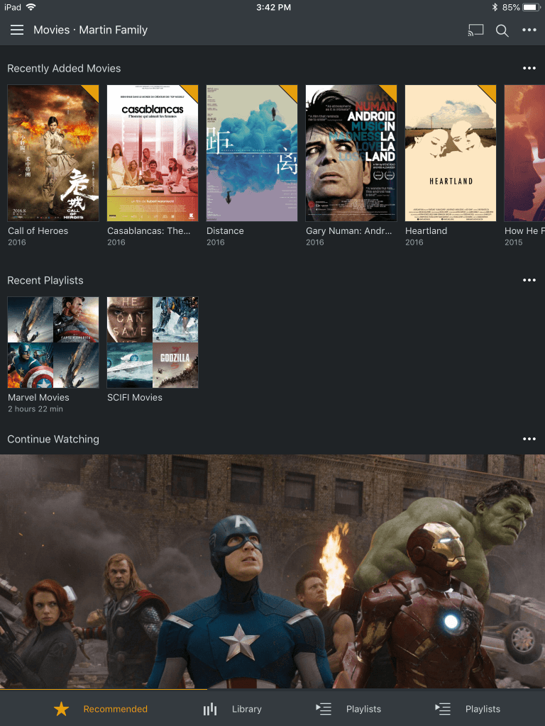 Navigating the Mobile Apps | Plex Support