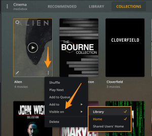 Publishing Collections | Plex Support