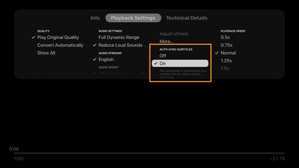 Auto-Sync Subtitles | Plex Support