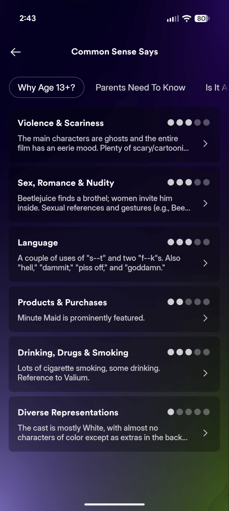 Common Sense Media | Plex Support